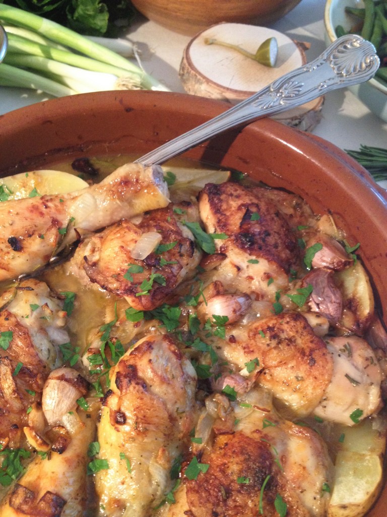 Pollo al Ajillo, Chicken in Garlic Sauce . | TCS