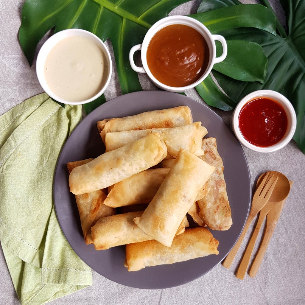 Chinese Spring Rolls with three dipping sauces | TCS