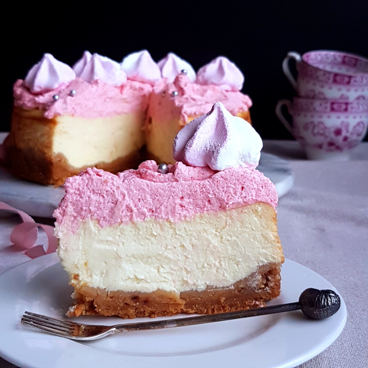 Strawberry Cloud Cheesecake | TCS