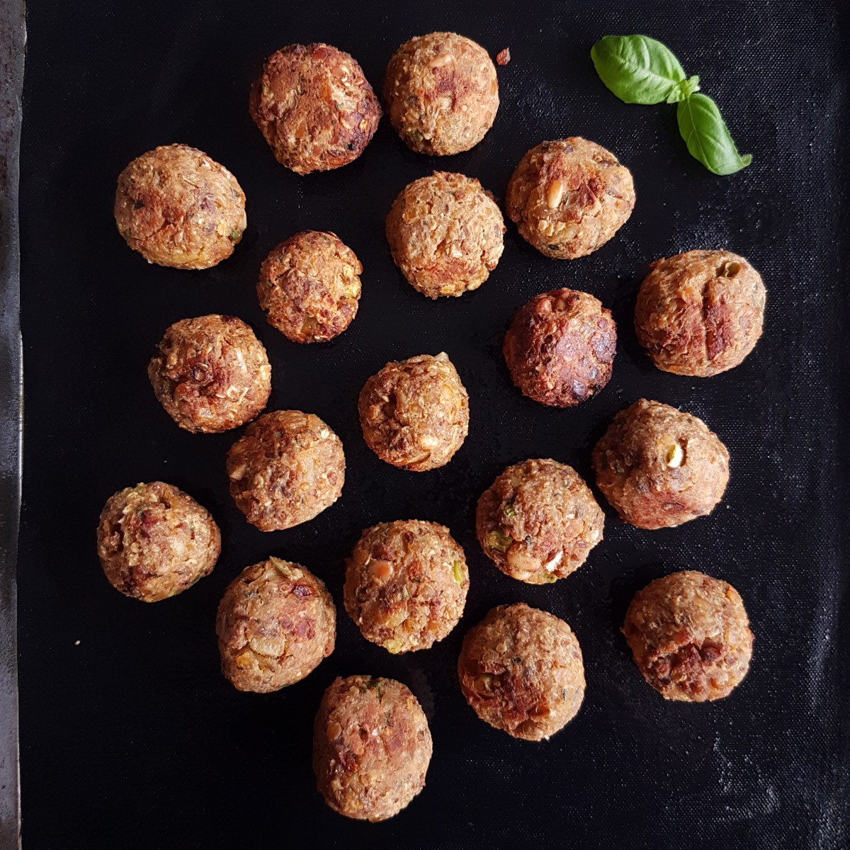 Vegan meatballs, amazing texture. | TCS